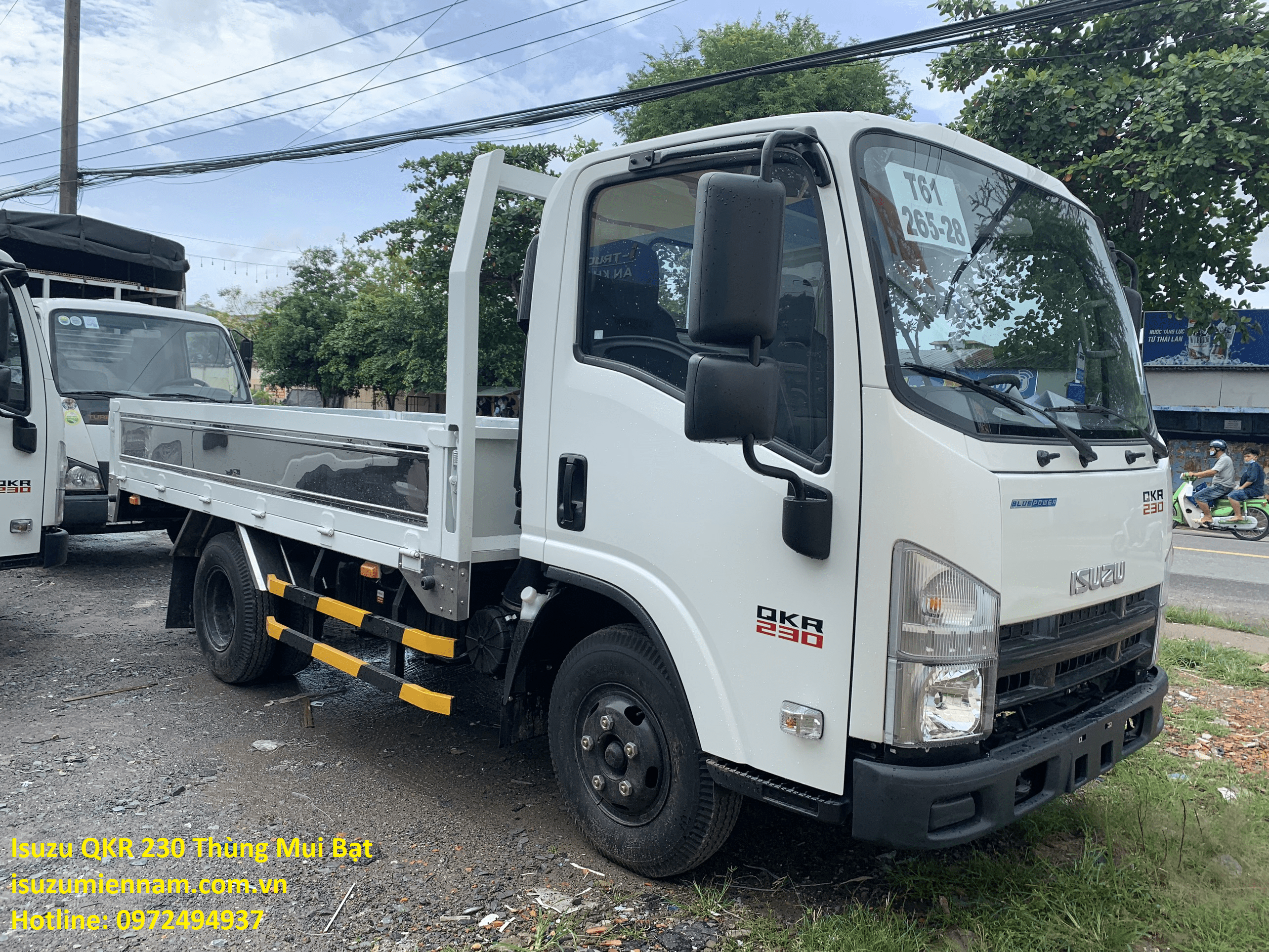 Isuzu QKR 230 Thùng Lửng Giá Tốt Nhất Miền Nam-KM Ngay 20 Triệu
